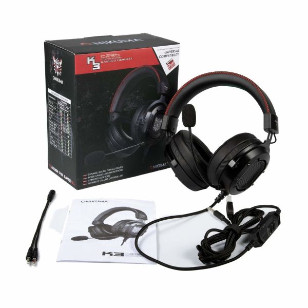 Quality On Cord Control Onikuma K3 117dB 2.2m Wired Gaming Headset for sale