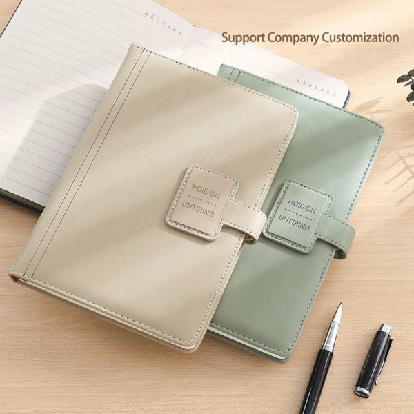 Quality High End PU Leather Notebook Journal Set With Match Pen Brass Bookmarks for sale