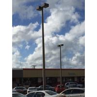 Quality Single Arm Q235 Steel Street Light Poles With Solar Panel for sale