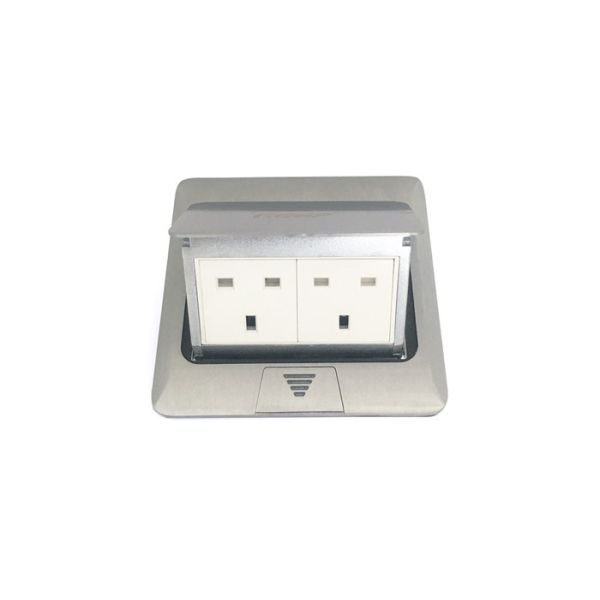 Quality Mideast Softly Or Normally Double Floor Socket With 2 Ways British Socket for sale