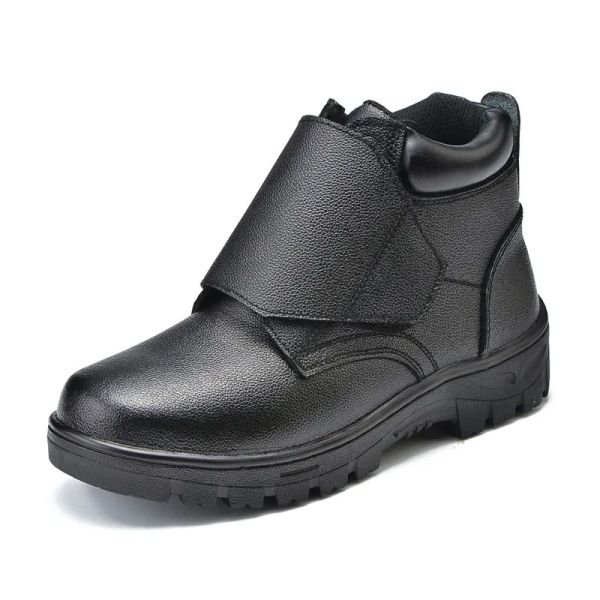 Quality Durable Welding Safety Shoes Brown Kevlar Midsole Safety Shoes For Welder for sale