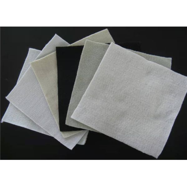 Quality High Elongation White Width 1m Non Woven Geotextile Fabric for sale