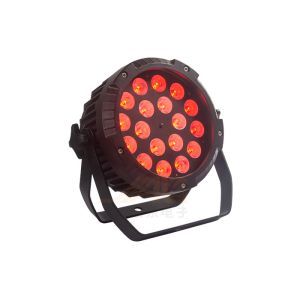 Quality 18PCS Waterproof Flat LED Par Can Lights For Disco Party KTV for sale