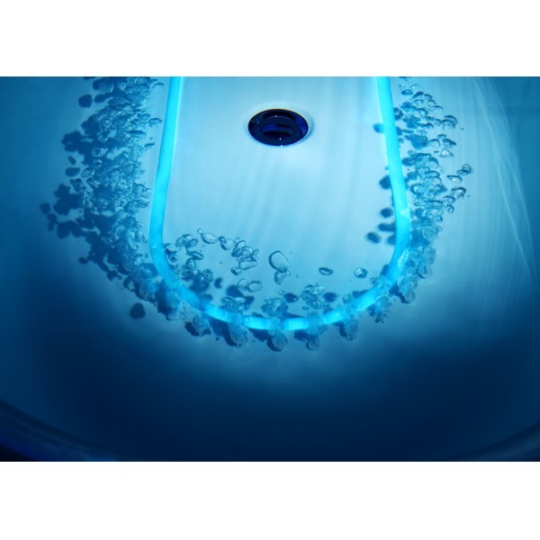 Quality Bathtub With LED Bottom Light For Bubble Baths Hidden LED Bubble for sale