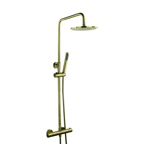 Quality Luxurious Thermostatic Shower Taps Chrome Finishing Thermostatic Bath Tap S1001A for sale