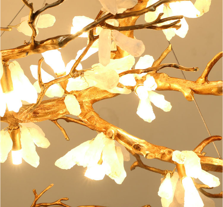 CE ISO9001 High End Custom Pendant Lights 10m2 To 15m2 Tree Branch ...