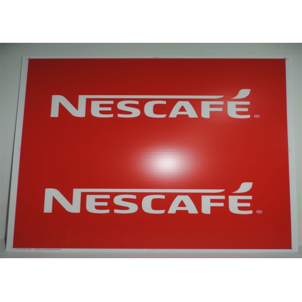 Quality Hollow Core PP Corrugated Plastic Sign Boards Advertising Use for sale