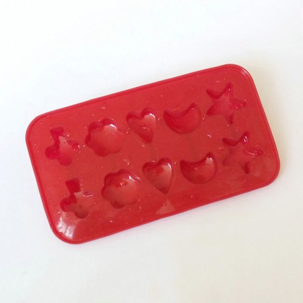 Quality Reusable Harmless Silicone Ice Cube Trays , Multiscene Small Cube Silicone Mold for sale