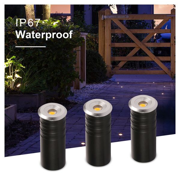 Quality LED Staircase Step Light Mini IP67 1W CREE XPE LED Single Color 316# Stainless Steel With Aluminum Back Box for sale