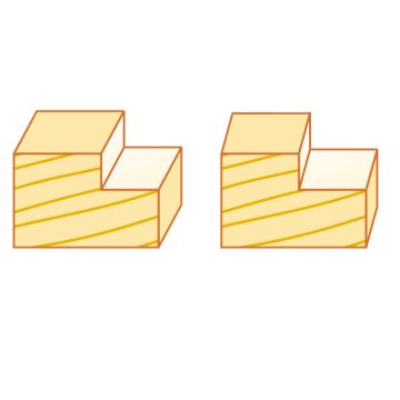 Quality Rabbeting Sets 38.1mm Cutting Diameter Router Bits Set With 6 Pieces Bearing for sale