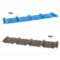 Quality 3 Inch Corrugated Polycarbonate Sheet For Awning Black Profile for sale