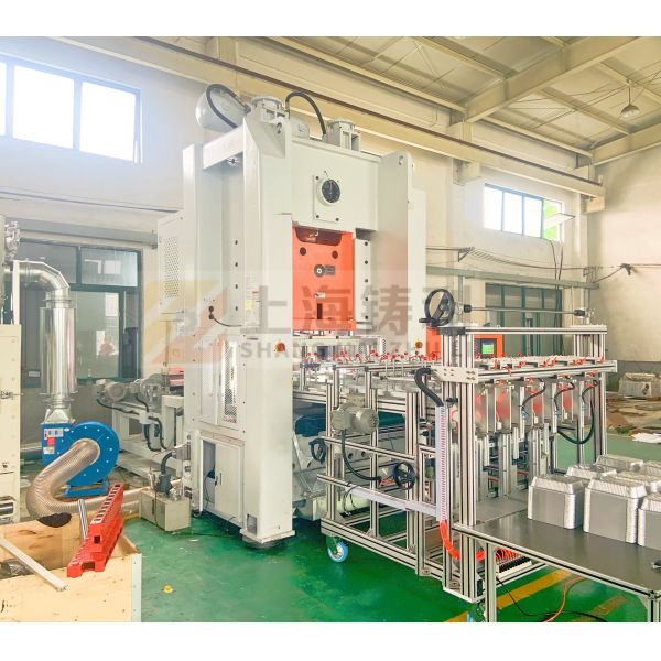 Quality Aluminium Foil Making Machine Aluminum Silver Foil Container Making Machine High for sale