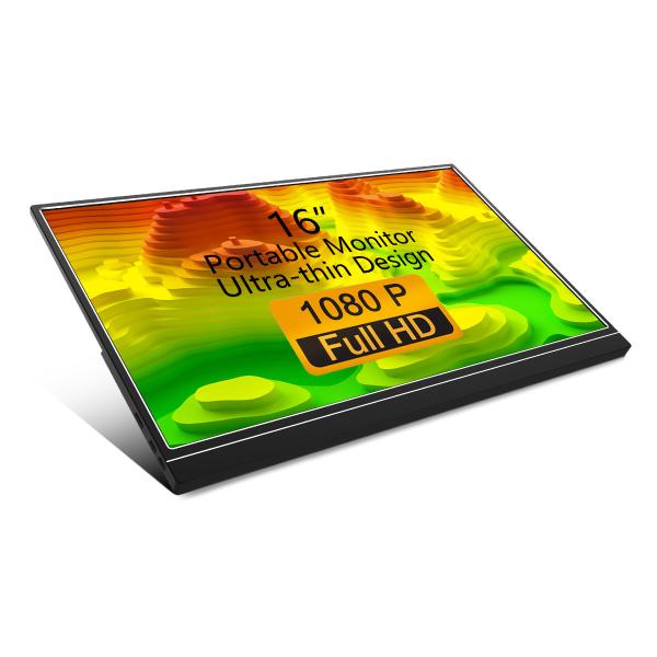 Quality Full Metal Housing HDR Display 16inches Lightweight Portable Monitor for sale