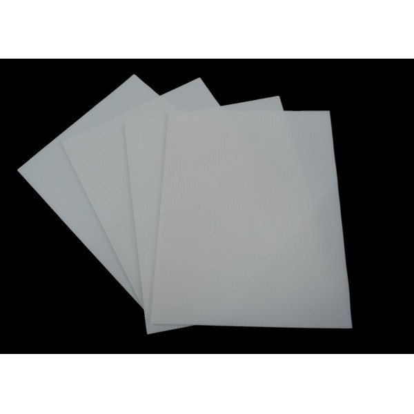 Quality 14mm White Corrugated Plastic Sheets PP Flute Board for sale