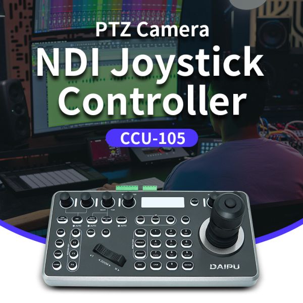 Quality DAIPU CCU-105 NDI Camera Controller 4D Joystick Compatible for Advanced IP PTZ for sale