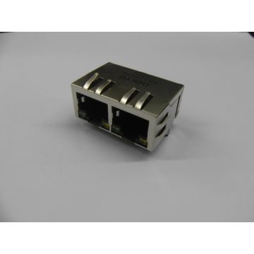 Quality 100 BASE Integrated Magnetics RJ45 Connector Tab Down for Telecom connection for sale