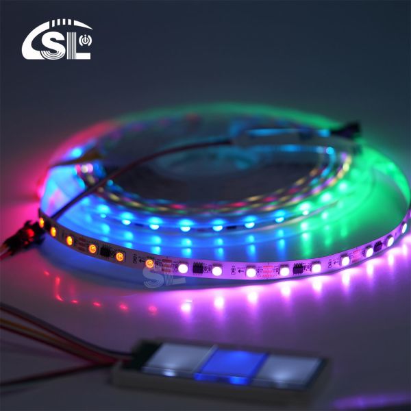 Quality 12V WS2811 60Leds Magic Digital Multi Color 5050 Addressable RGB LED Strip Pixel for sale