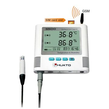 Quality S500 Gsm Based Data Logger , Sms Temperature Alarm With External Sensor for sale