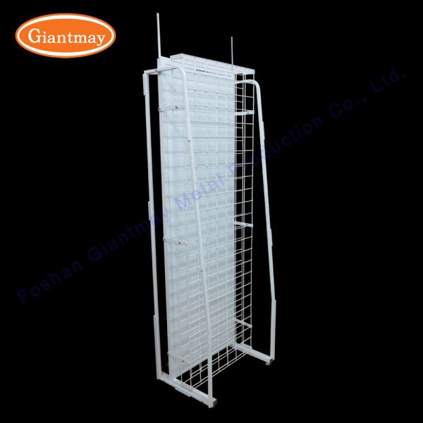 Quality Snack Shelf Biscuits Stand Metal Wire Mesh Display Rack for sale