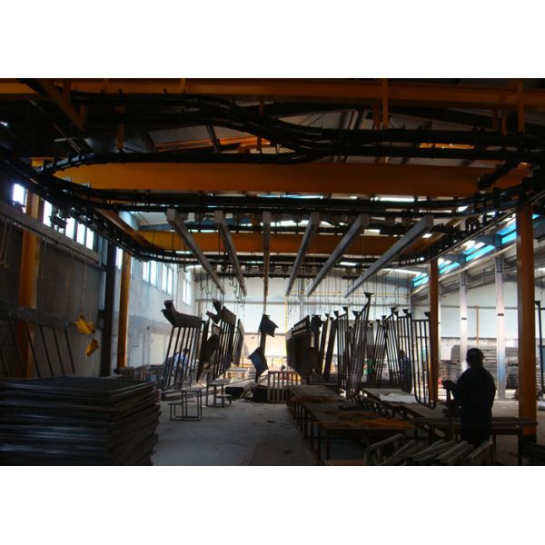 Quality Compact High Output Automatic Powder Coating Plant System Customized Power for sale