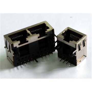 Quality 12.2mm Low Profile,Rj45 1x1 8P8C THT Shield No LEDs LPJEF180-0CNL for sale