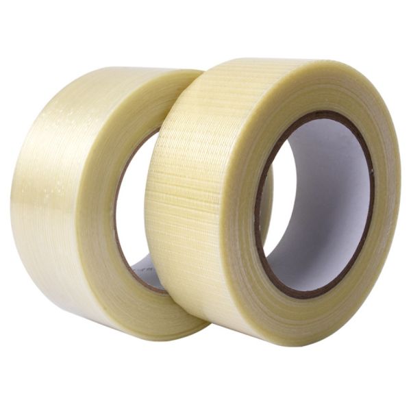 Quality Transparent Woven Self Adhesive Fiberglass Tape Single Sided 1000m for sale