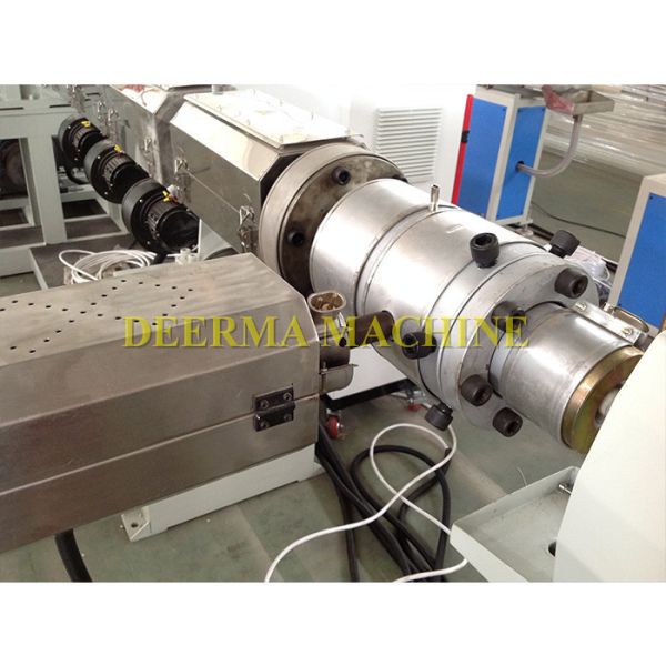 Quality PE Pipe Manufacturing Machine HDPE Pipe Extrusion Machine Power W installed for sale