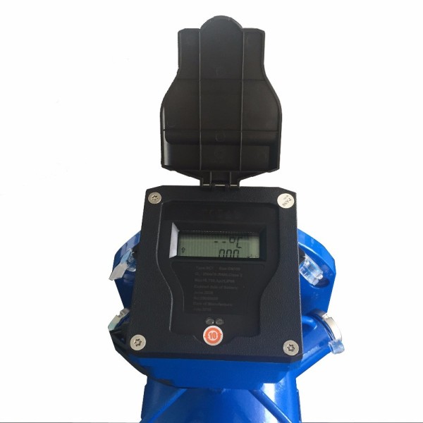 Quality Ultrasonic LCD Water Flow Meter Water Meter With Sensor for sale
