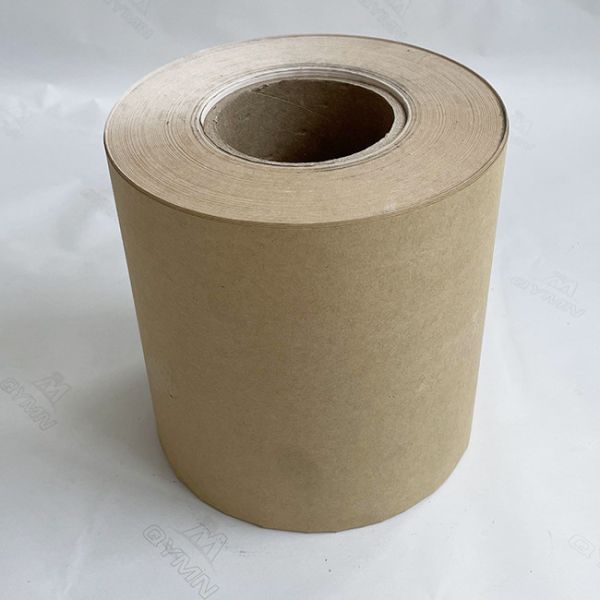 Quality 80G Kraft Paper 80G White Glassine Paper Hot Melt Glue Kraft Label for sale