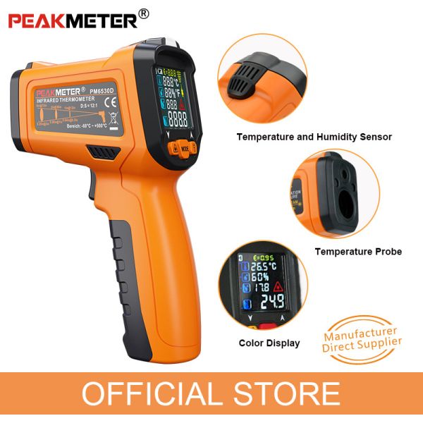 Quality Digital Infrared Probe Thermometer , LCD Display Handheld Infrared Temp Gun for sale