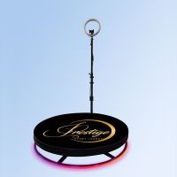 Quality Rotating Spinner 360 Selfie Photo Booth Machine With Bottom Light for sale