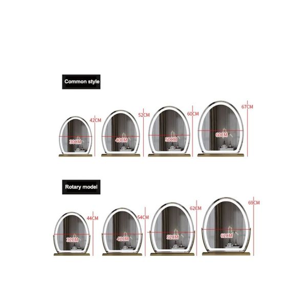 Quality Silver LED Makeup Mirror 3000K - 6000K Hollywood Makeup Mirror for sale