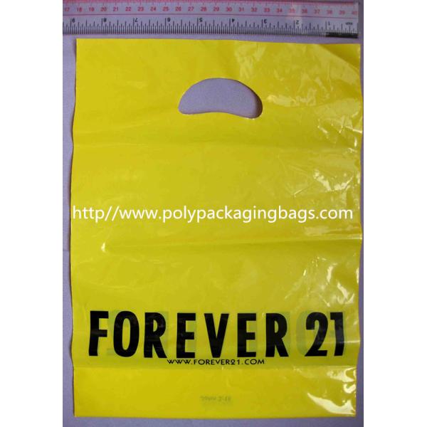 Quality HDPE Plastic Die Cut Handle Bags for sale