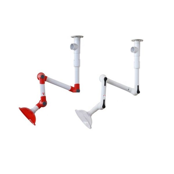 Quality Ceiling Mounted Fume Extraction Arm Hood for Universal Hazardous Chemicals Absorbing for sale