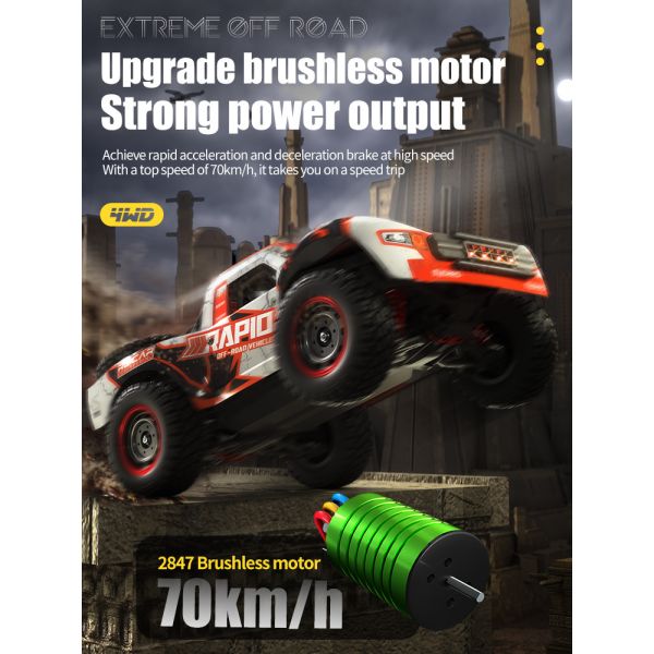 Quality 120m Remote Control speed Vehicle Brushless Electric Colour Box Plastic Model for sale