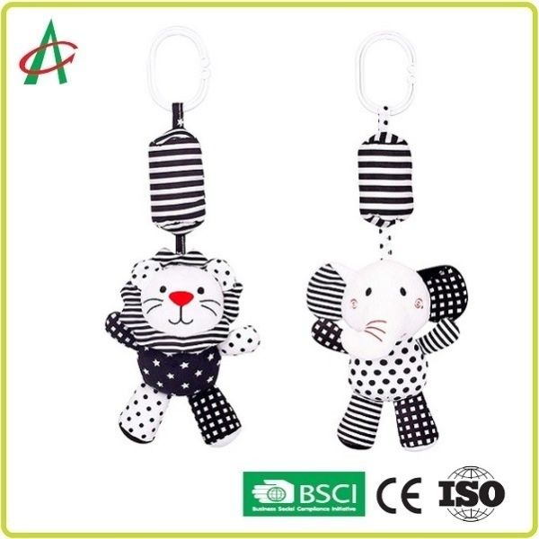 Quality 19CM Baby Hanging Rattle Toys , OEM Stroller Toys For Baby for sale