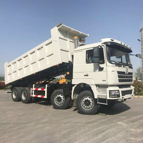 Quality Shacman 8X4 Dump Trucks for Heavy Machine LHD Cargo Tank Dimension 6800*2350*1600mm for sale