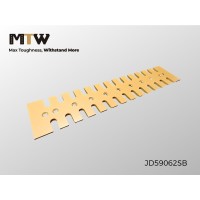 Quality JD59062S DSER Cutting Edge 22×330×1574mm Heavy Duty Bucket Wear Part 64.4KG for sale