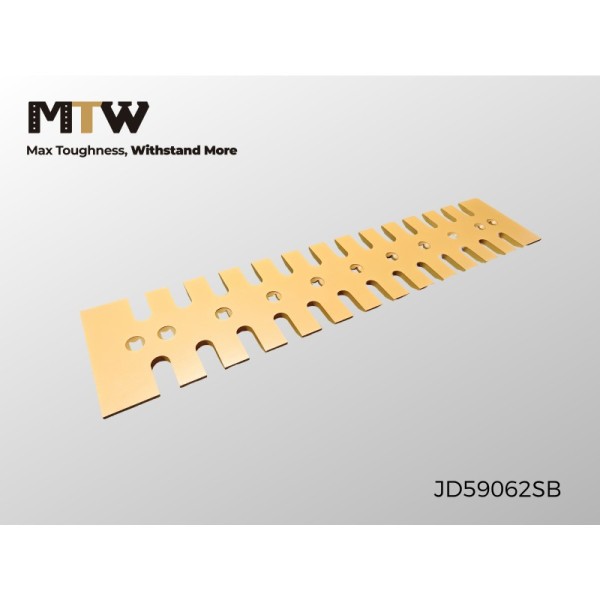 Quality JD59062S DSER Cutting Edge 22×330×1574mm Heavy Duty Bucket Wear Part 64.4KG for sale