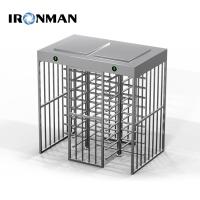 Quality Electronic Full Height Turnstile Gate Security Entrance 30-40 Persons/min for sale