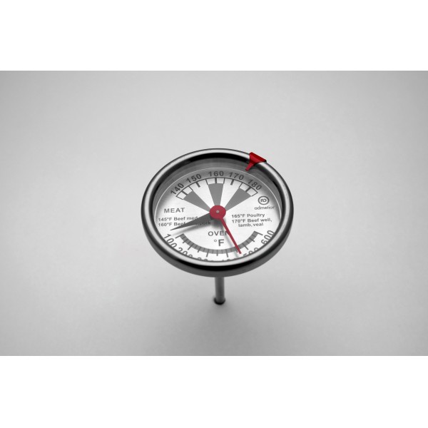Quality Bimetallic Stainless Steel Industrial Oven Thermometer 100F - 600F Oven Temperature Range for sale