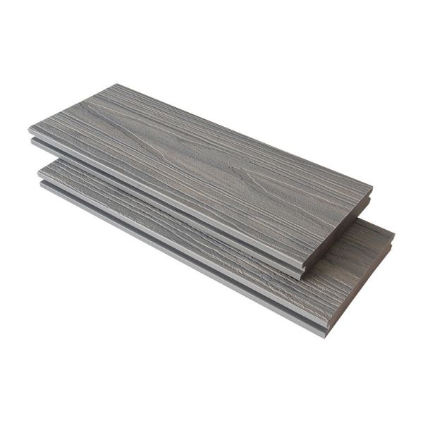 Quality Balcony 5.4m Capped Composite Decking Trims Space Gray Anti UV for sale