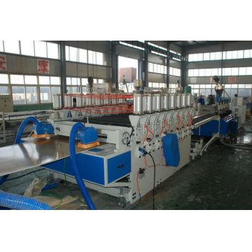 Quality PVC Wood Plastic Composite Extrusion Line With Emboss Machine for sale
