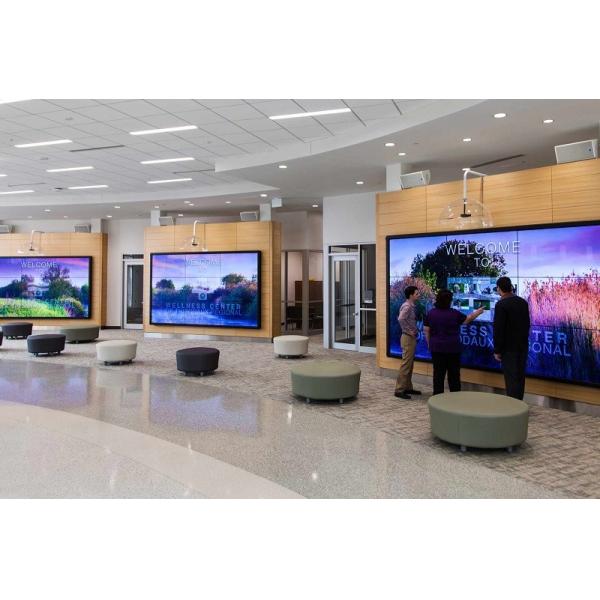 Quality Narrow bezel LCD vide wall with mounting brackets for sale