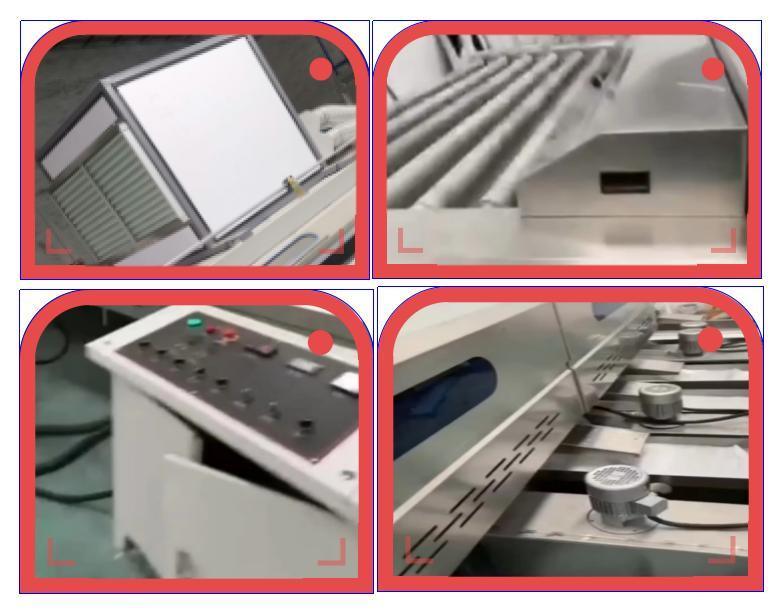 Horizontal Glass Washing Machine in Tempering Glass Making Line