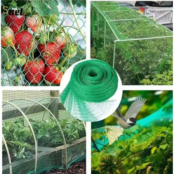 Quality 7GSM Bird Proof Net Green Bird Proof Netting For Fruit Trees for sale