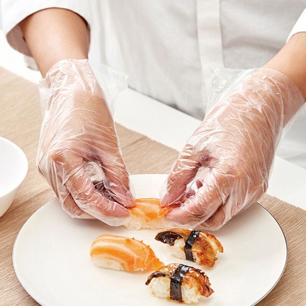 Quality Transparent Disposable Food Safe Gloves Customized Thickness And Exclusive for sale