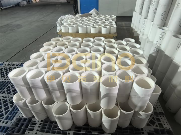 Quality Wear Resistant Ceramic Lined Pipe for Powder Conveying for sale