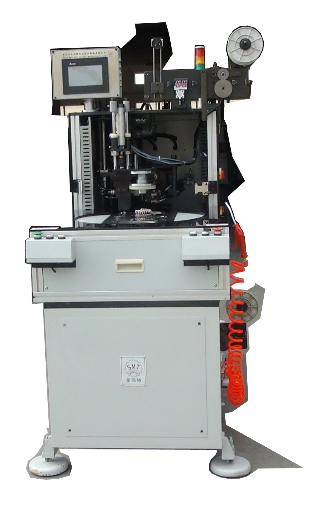 Quality Compression Motor Auto Stator End Coil Wire Binding Machine PLC Controlled for sale