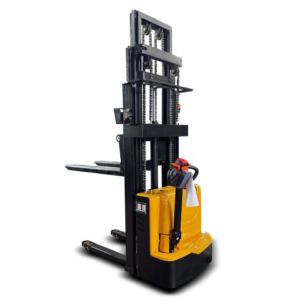 Quality 1.5t 1500mm Lifting Equipment Walkie Full Electric Stacker Electric Lifting for sale